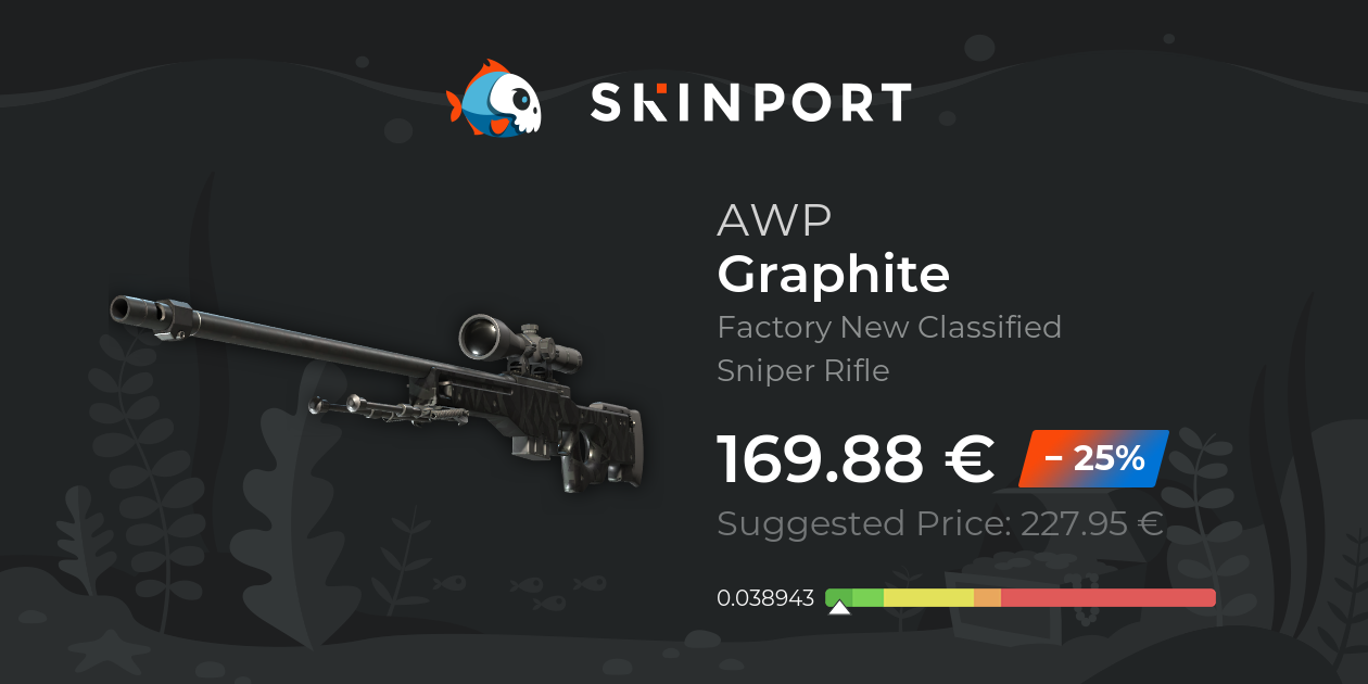 AWP | Graphite (Factory New) - Counter-Strike 2 - Skinport