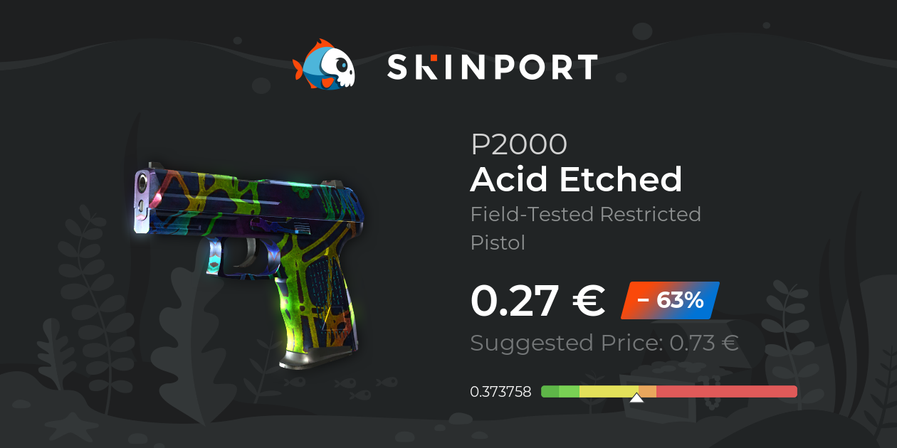 P2000 | Acid Etched (Field-Tested) - Counter-Strike 2 - Skinport