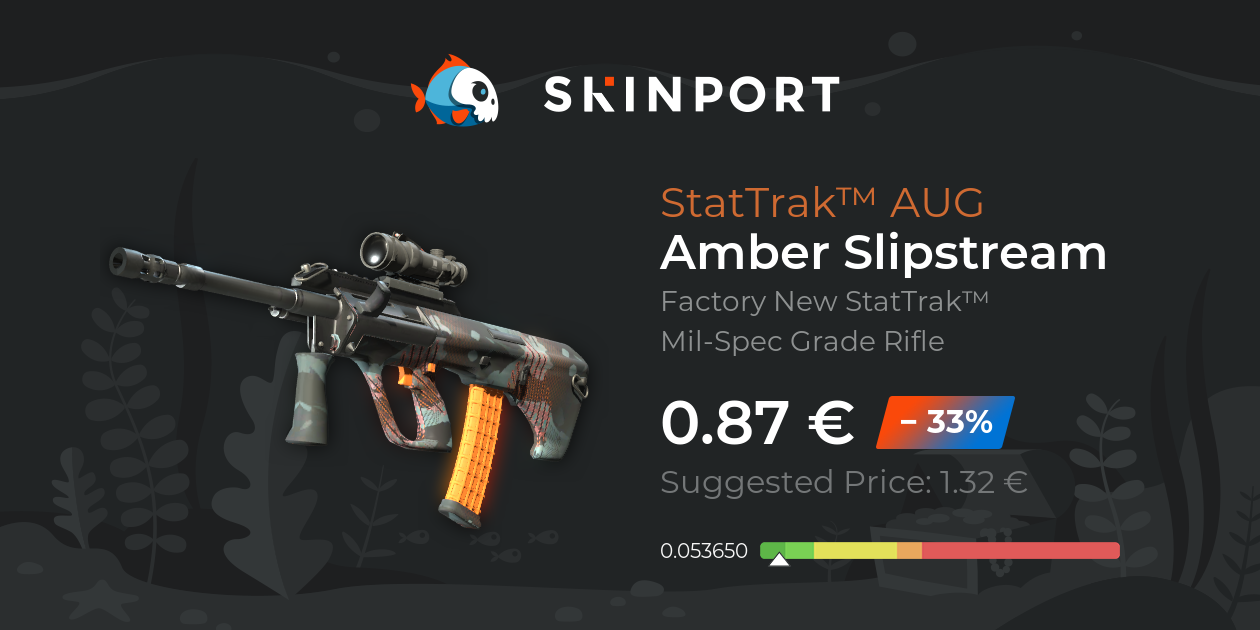 StatTrak™ AUG | Amber Slipstream (Factory New) - Counter-Strike 2 ...