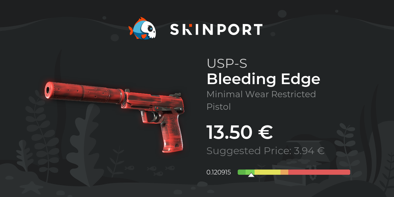 USP-S | Bleeding Edge (Minimal Wear) - Counter-Strike 2 - Skinport