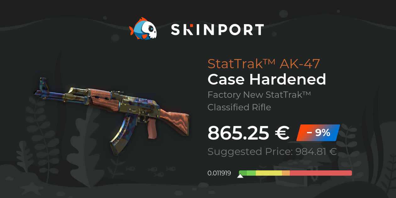 StatTrak™ AK-47 | Case Hardened (Factory New) - Counter-Strike 2 - Skinport
