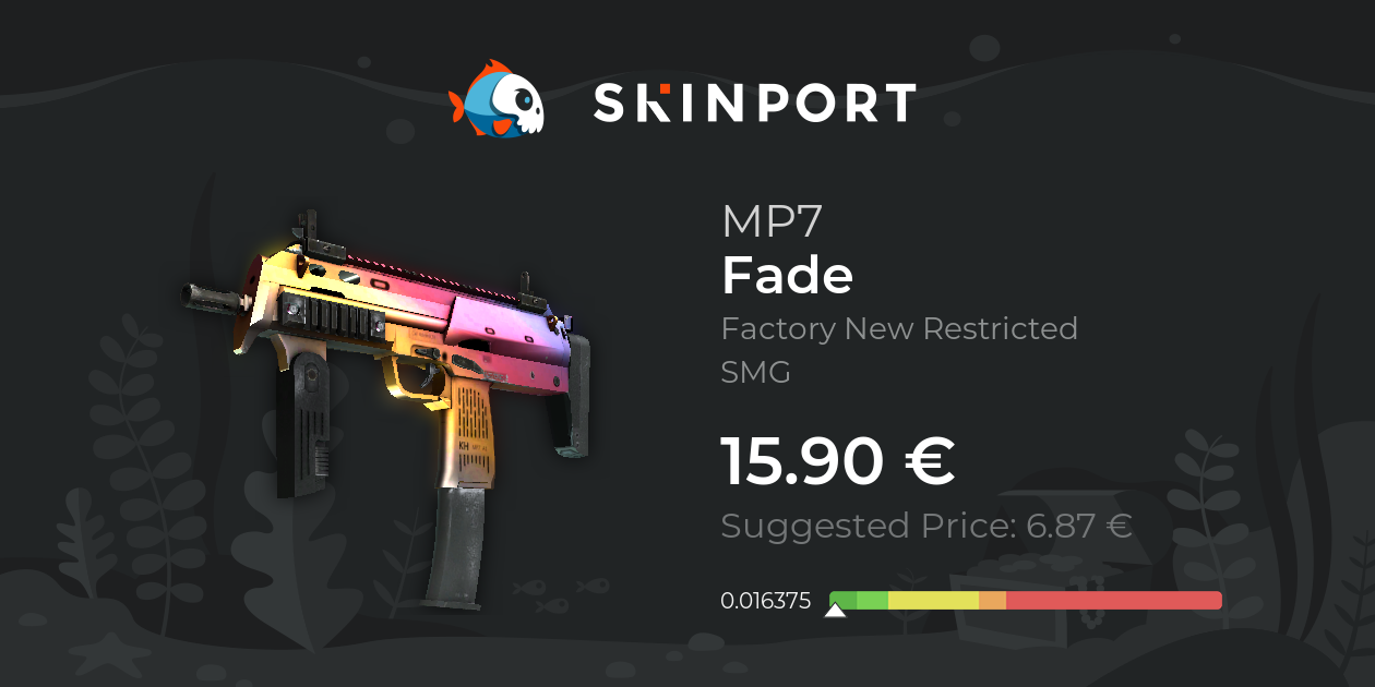 MP7 | Fade (Factory New) - Counter-Strike 2 - Skinport