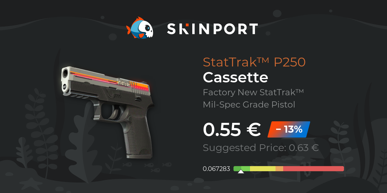 StatTrak™ P250 | Cassette (Factory New) - Counter-Strike 2 - Skinport