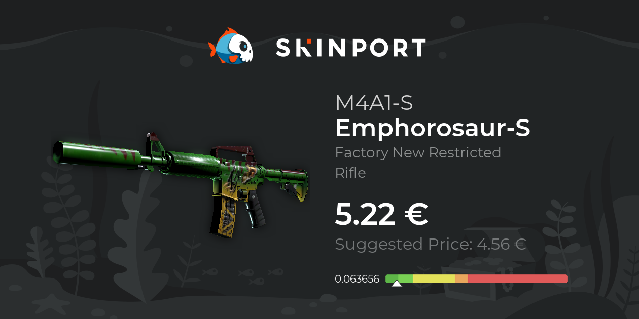 M4A1-S | Emphorosaur-S (Factory New) - CS2 - Skinport