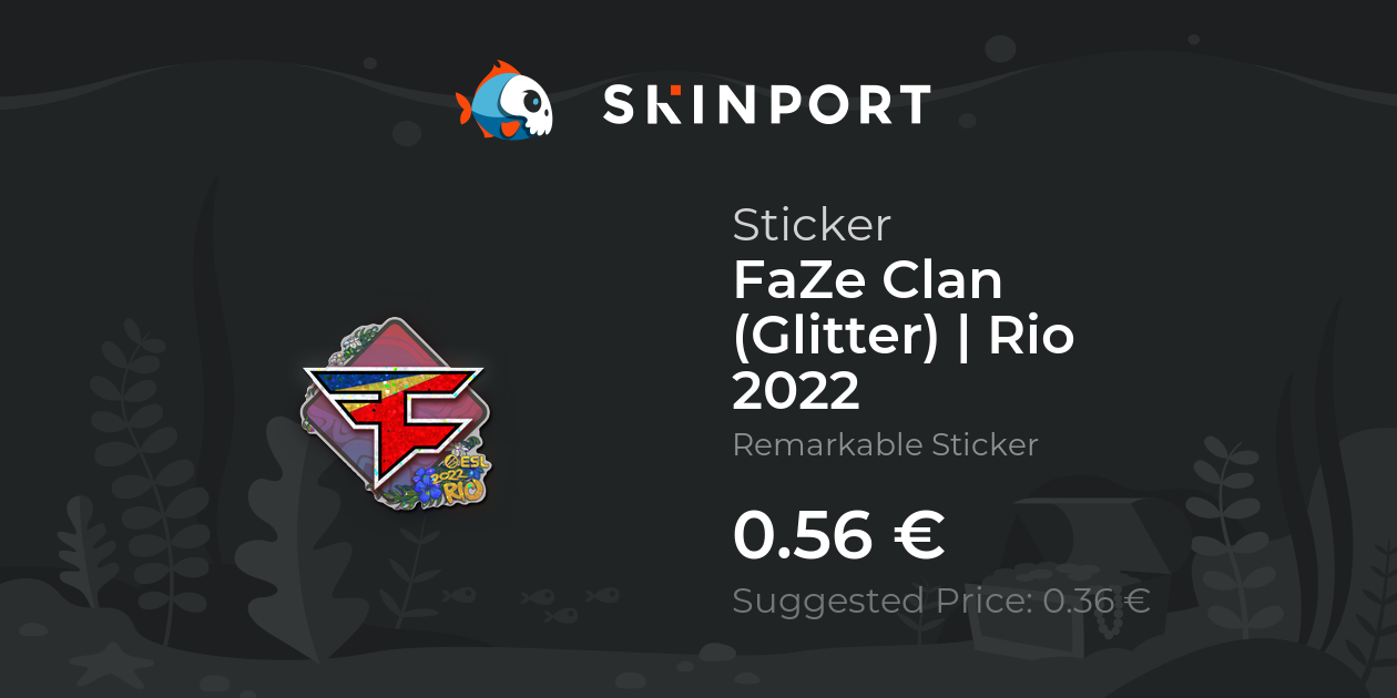 Sticker | FaZe Clan (Glitter) | Rio 2022 - Counter-Strike 2 - Skinport