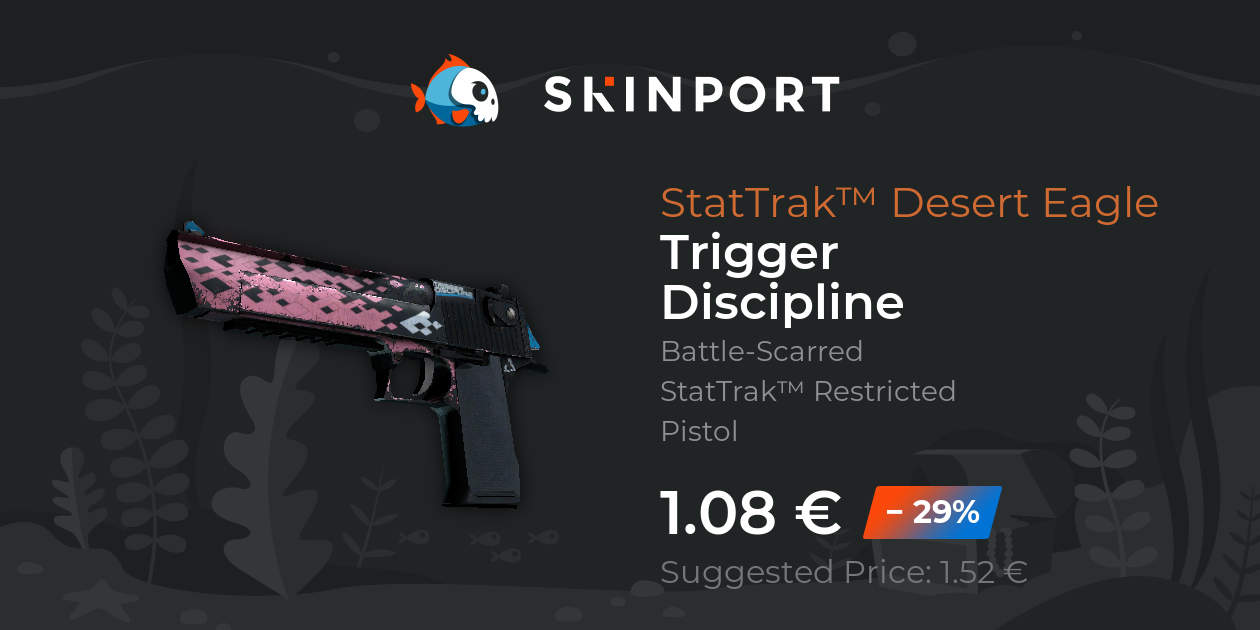 StatTrak™ Desert Eagle | Trigger Discipline (Battle-Scarred) - Counter ...