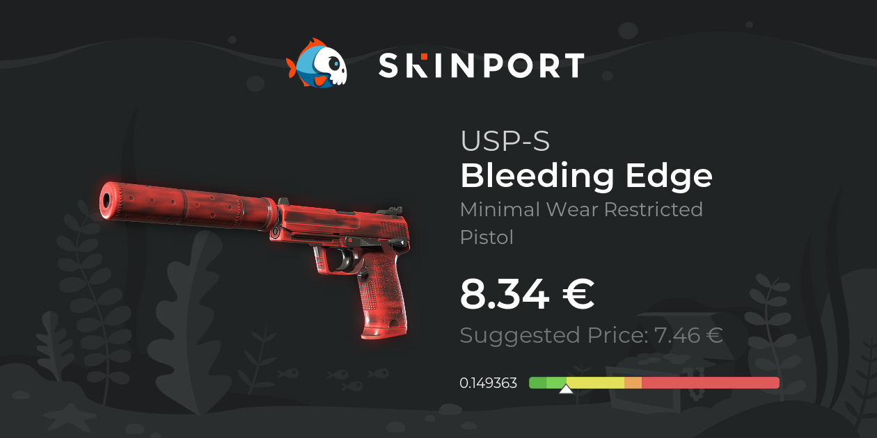 USP-S | Bleeding Edge (Minimal Wear) - Counter-Strike 2 - Skinport