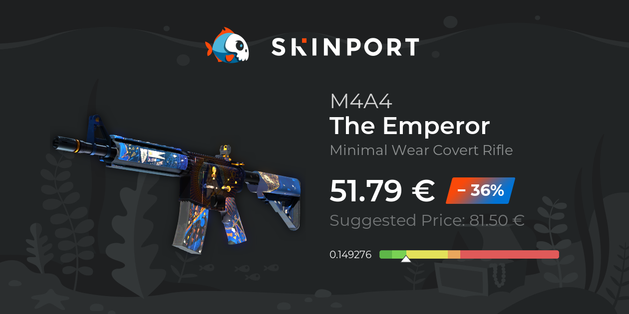 M4A4 | The Emperor (Minimal Wear) - Counter-Strike 2 - Skinport