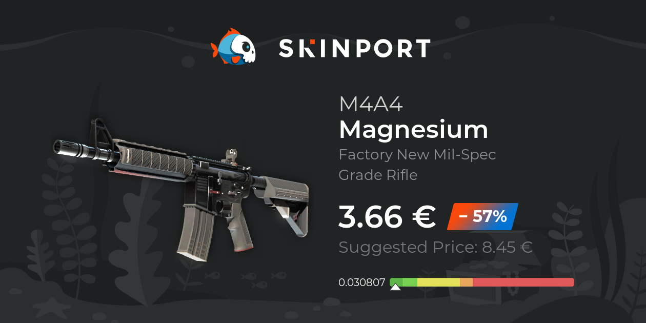 M4A4 | Magnesium (Factory New) - Counter-Strike 2 - Skinport
