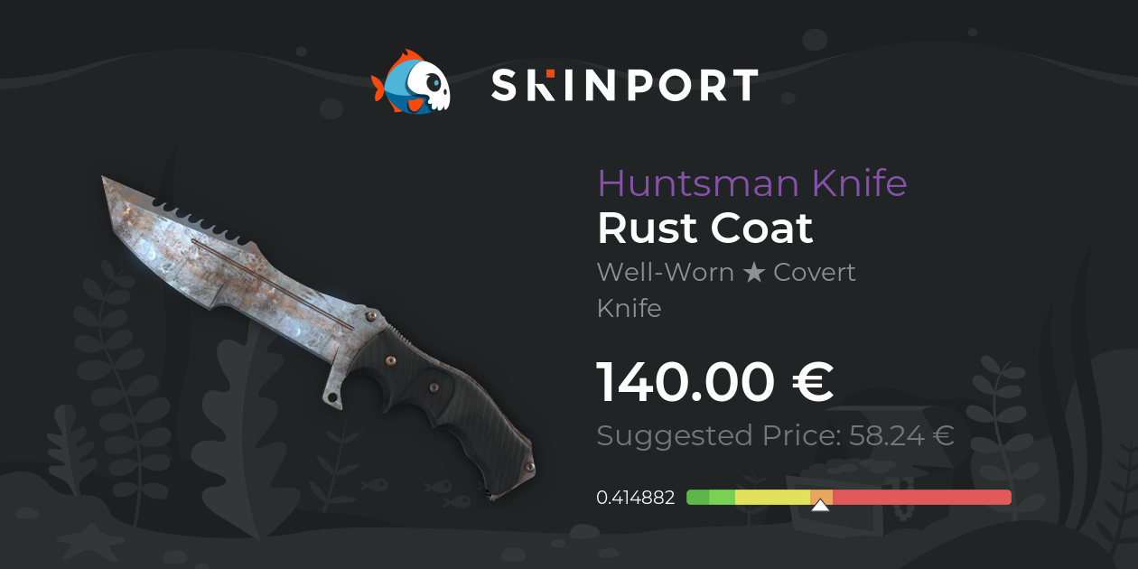 Huntsman Knife | Rust Coat (Well-Worn) - Counter-Strike 2 - Skinport