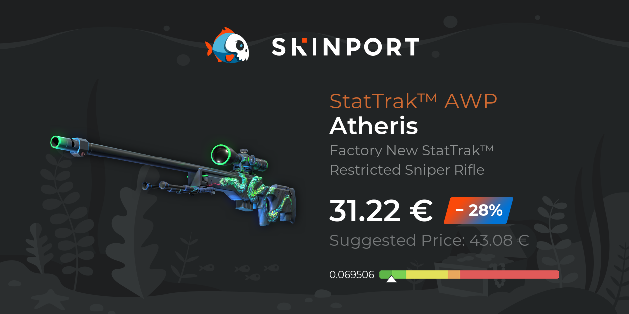 StatTrak™ AWP | Atheris (Factory New) - Counter-Strike 2 - Skinport