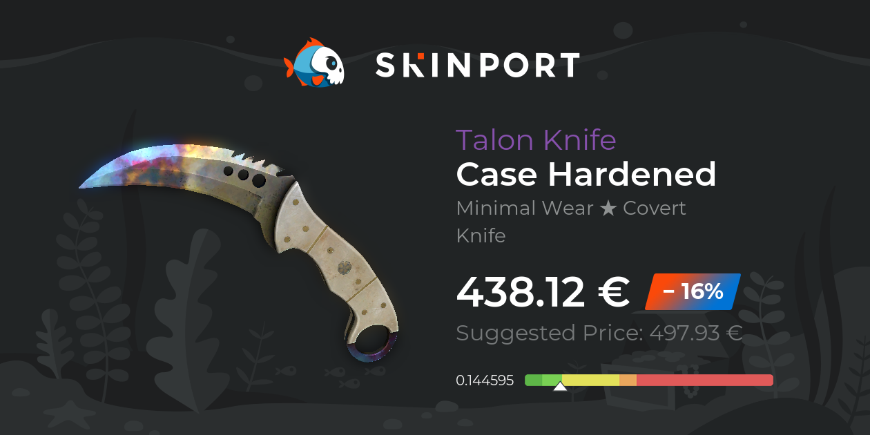 Talon Knife | Case Hardened (Minimal Wear) - Counter-Strike 2 - Skinport
