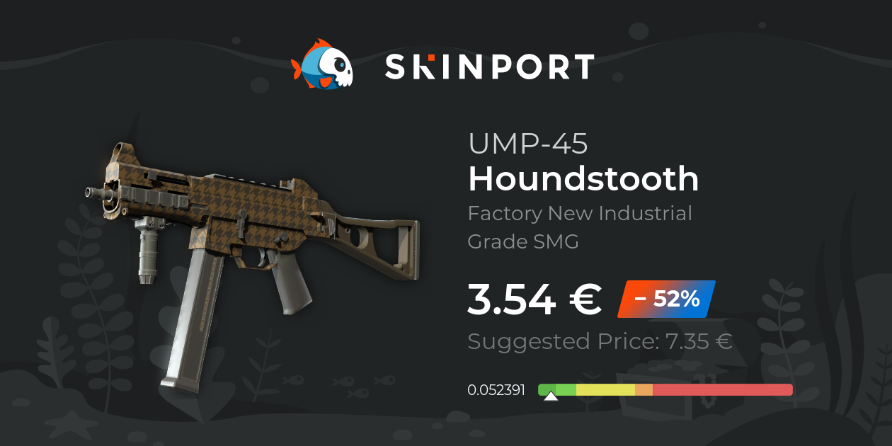 UMP-45 | Houndstooth (Factory New) - Counter-Strike 2 - Skinport