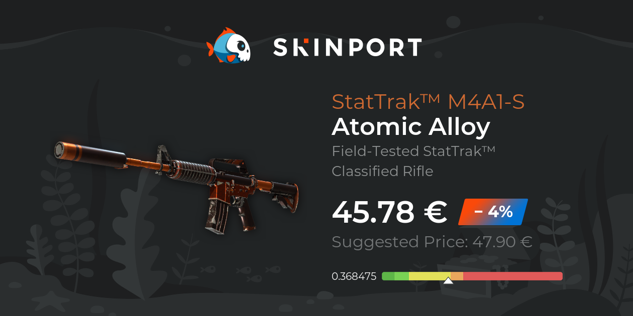 StatTrak™ M4A1-S | Atomic Alloy (Field-Tested) - Counter-Strike 2 ...