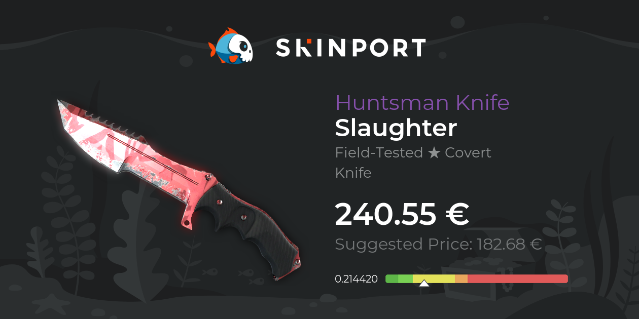 Huntsman Knife | Slaughter (Field-Tested) - Counter-Strike 2 - Skinport