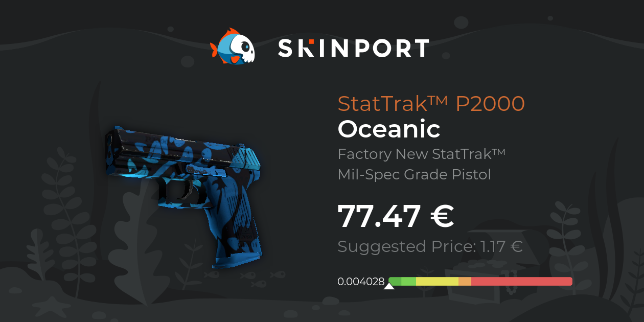 StatTrak™ P2000 | Oceanic (Factory New) - Counter-Strike 2 - Skinport