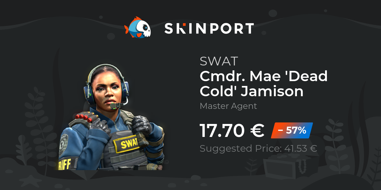 Cmdr. Mae 'Dead Cold' Jamison | SWAT - Counter-Strike 2 - Skinport