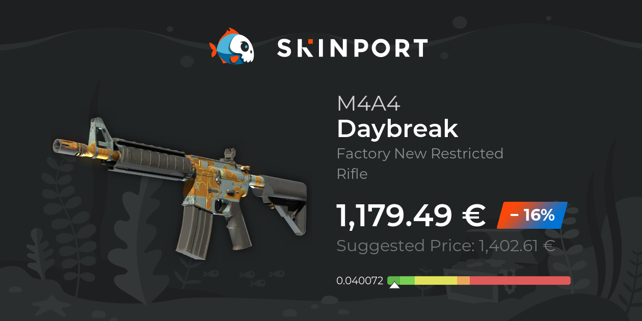 M4A4 | Daybreak (Factory New) - Counter-Strike 2 - Skinport
