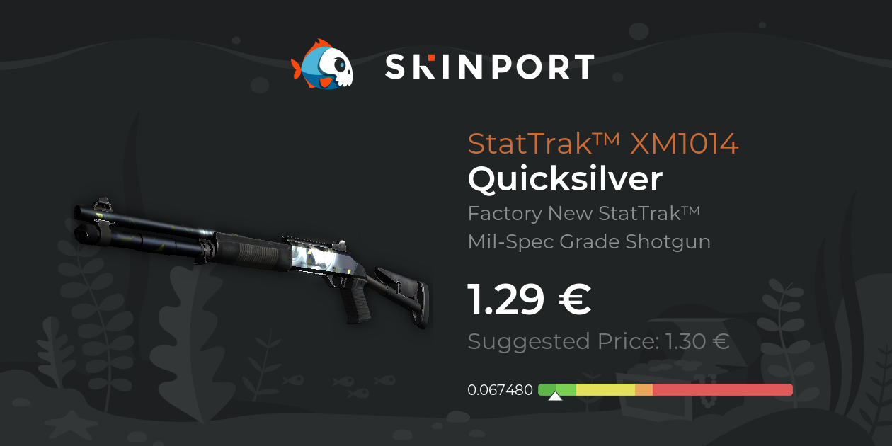 StatTrak™ XM1014 | Quicksilver (Factory New) - CS2 - Skinport