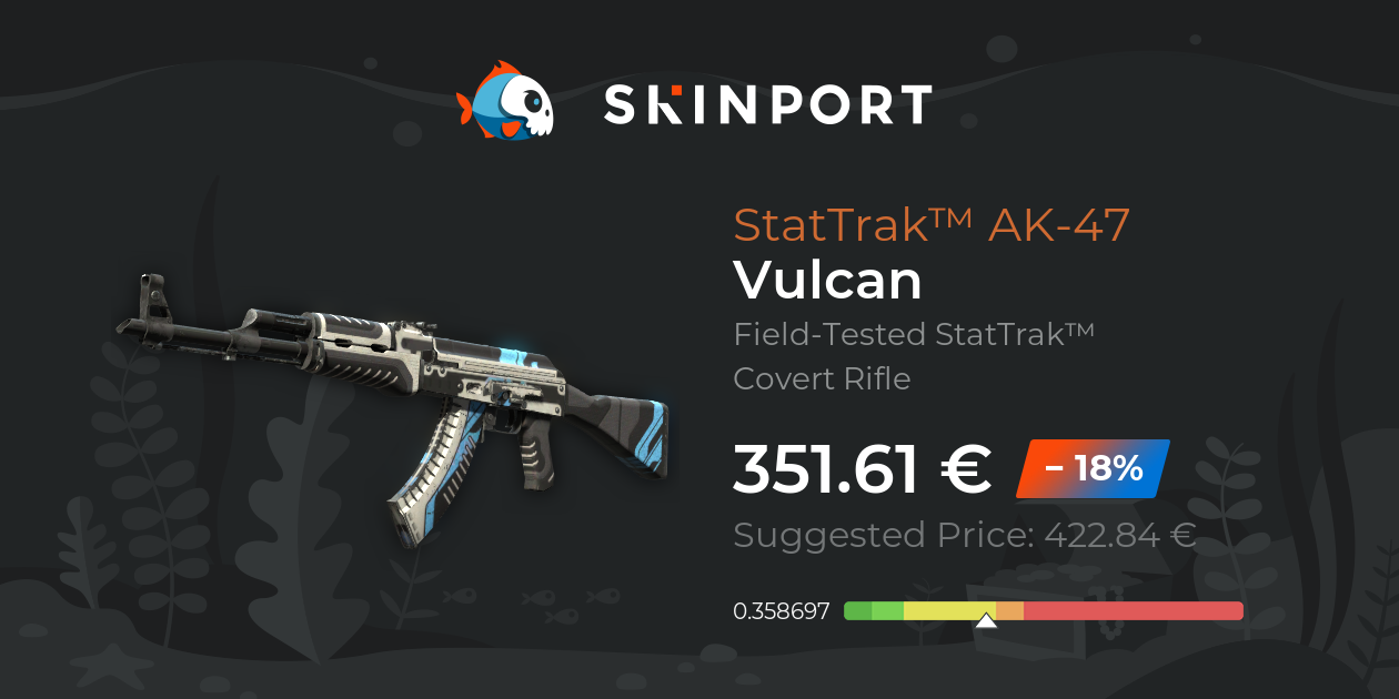 StatTrak™ AK-47 | Vulcan (Field-Tested) - Counter-Strike 2 - Skinport
