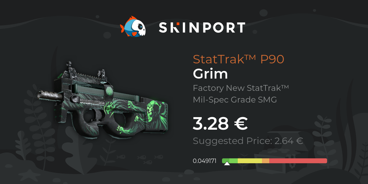 StatTrak™ P90 | Grim (Factory New) - CS2 - Skinport