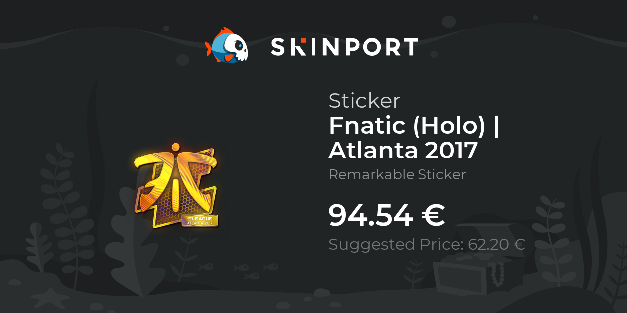 Sticker | Fnatic (Holo) | Atlanta 2017 - Counter-Strike 2 - Skinport