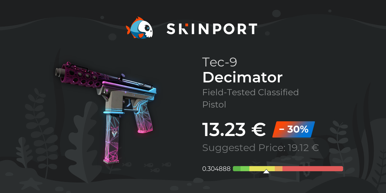 Tec-9 | Decimator (Field-Tested) - Counter-Strike 2 - Skinport