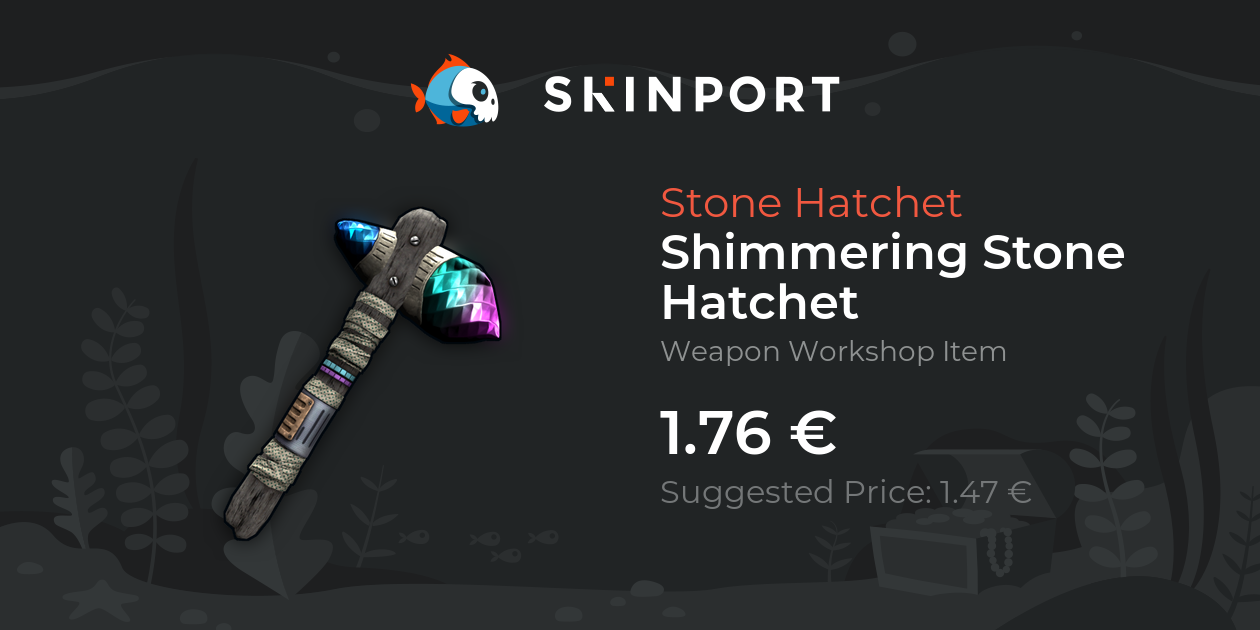 Shimmering Stone Hatchet - Rust - Skinport