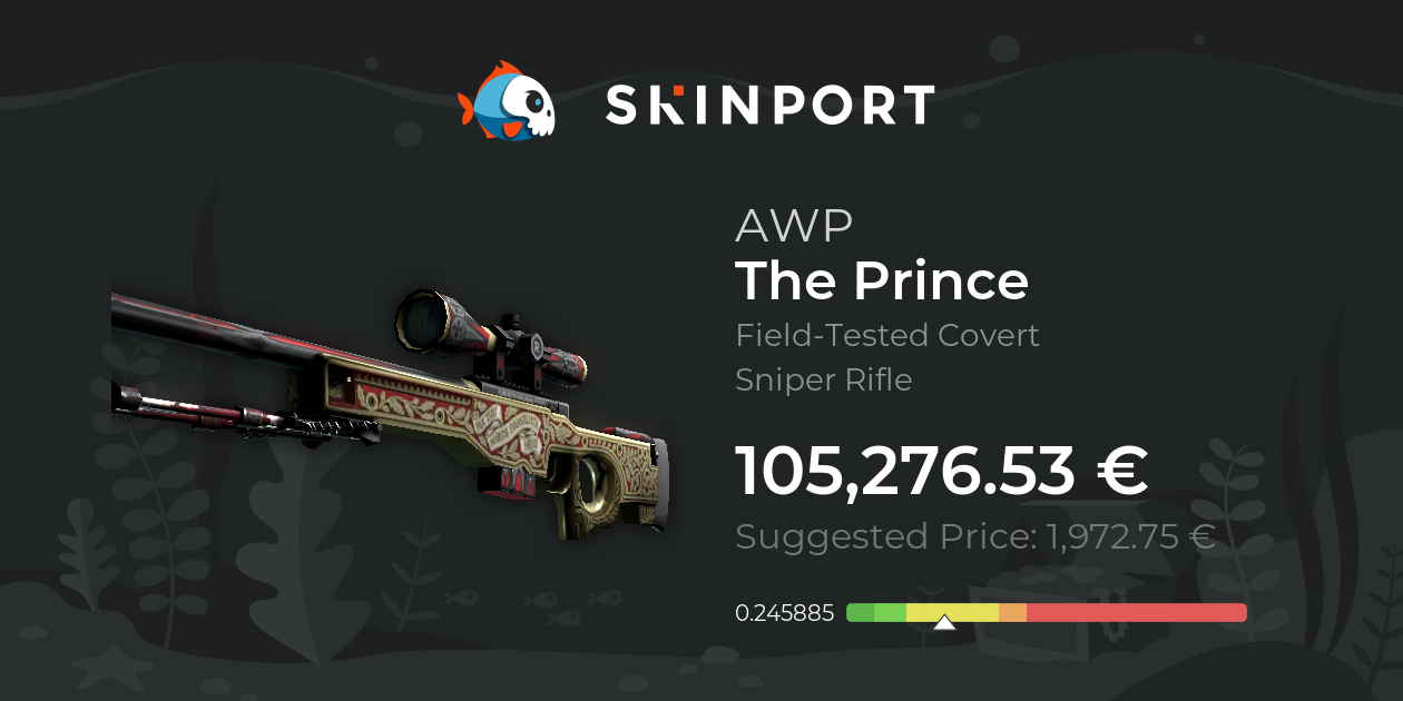 AWP | Prince (Testée sur le terrain) - Counter-Strike 2 - Skinport