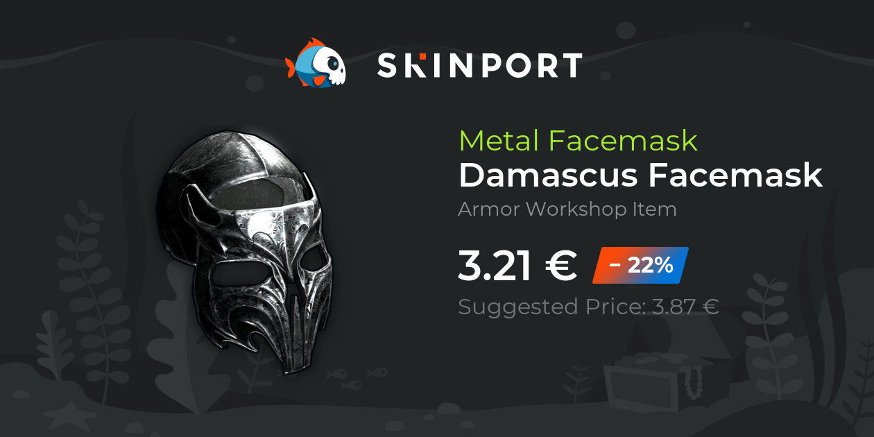 Damascus Facemask - Rust - Skinport