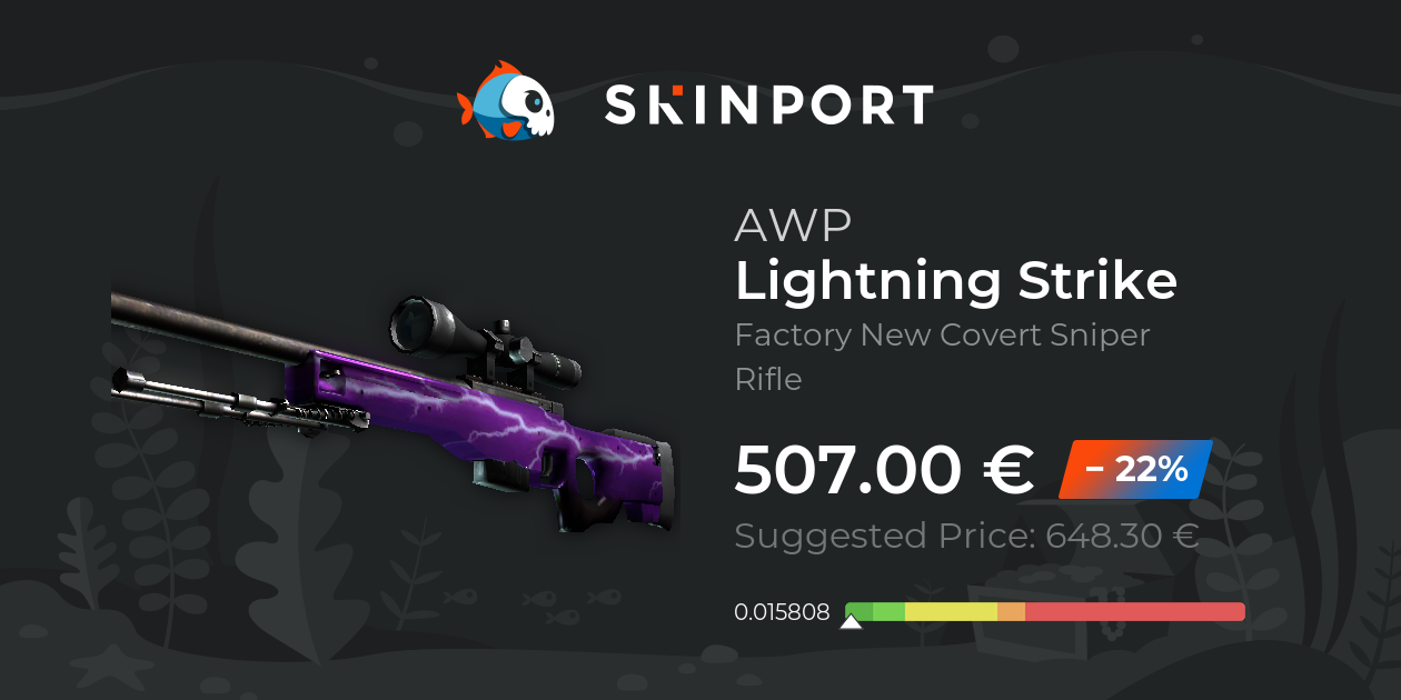 AWP | Lightning Strike (Factory New) - CS2 - Skinport