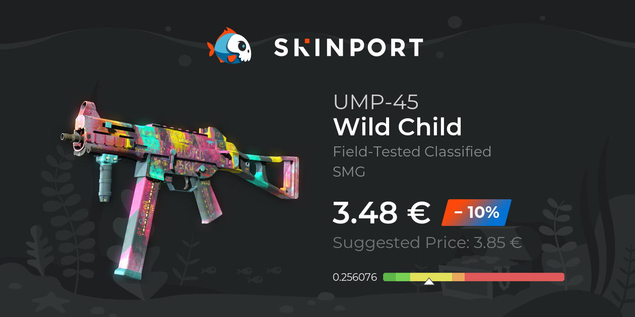 UMP-45 | Wild Child (Field-Tested) - Counter-Strike 2 - Skinport