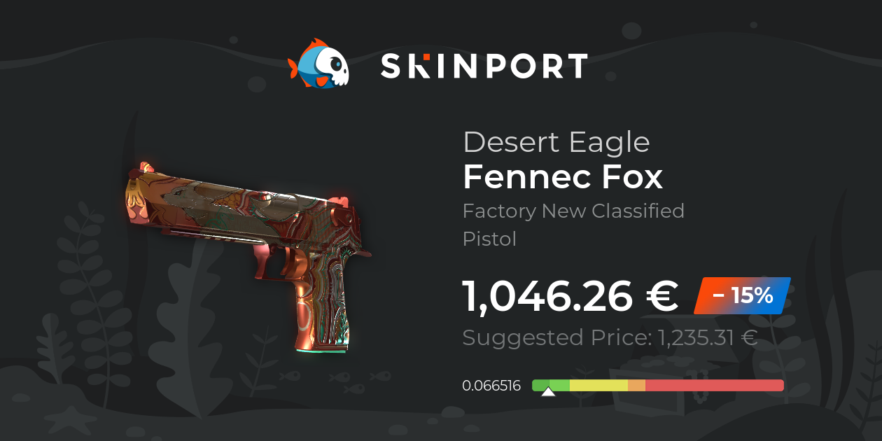 Desert Eagle | Fennec Fox (Factory New) - Counter-Strike 2 - Skinport