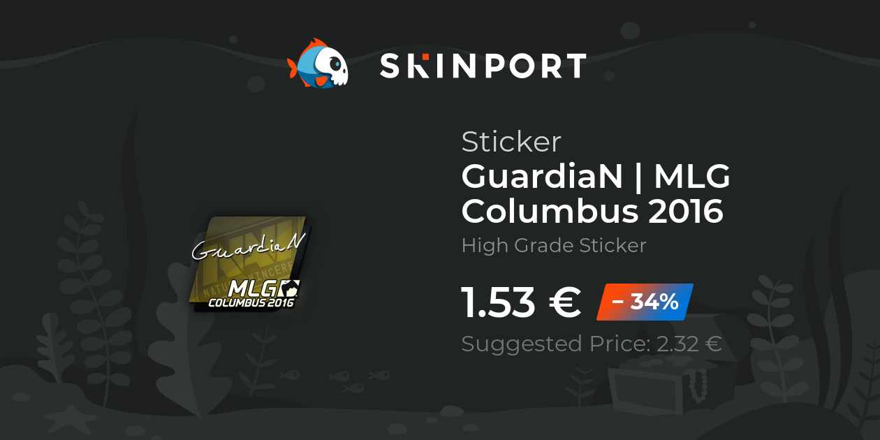 Sticker | GuardiaN | MLG Columbus 2016 - Counter-Strike 2 - Skinport