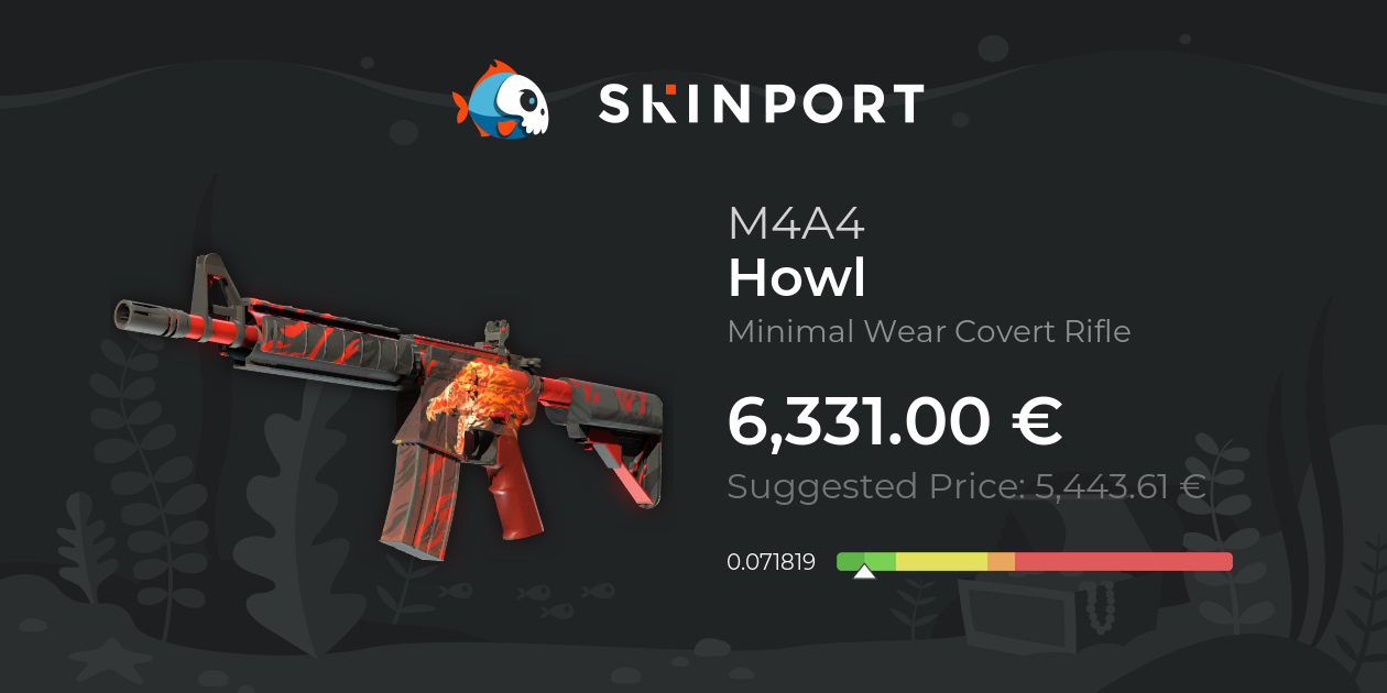 M4A4 | Howl (Minimal Wear) - Counter-Strike 2 - Skinport
