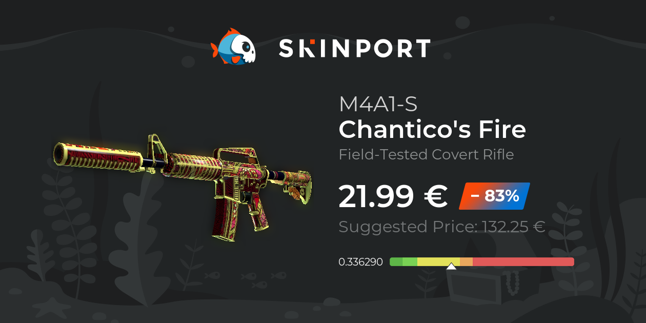 M4A1-S | Chantico's Fire (Field-Tested) - Counter-Strike 2 - Skinport