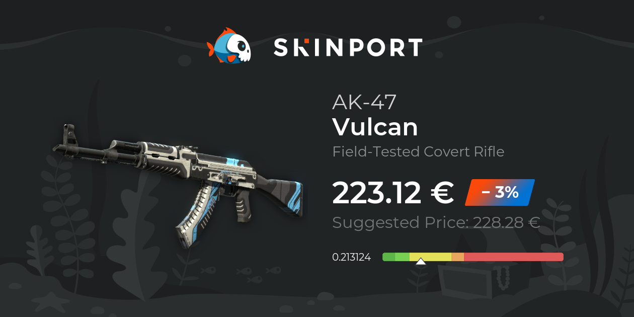 AK-47 | Vulcan (Field-Tested) - Counter-Strike 2 - Skinport