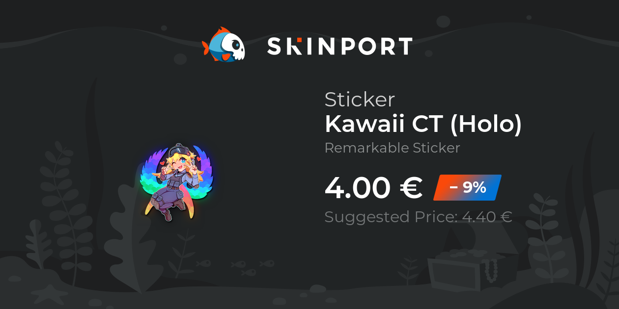 Sticker | Kawaii CT (Holo) - Counter-Strike 2 - Skinport