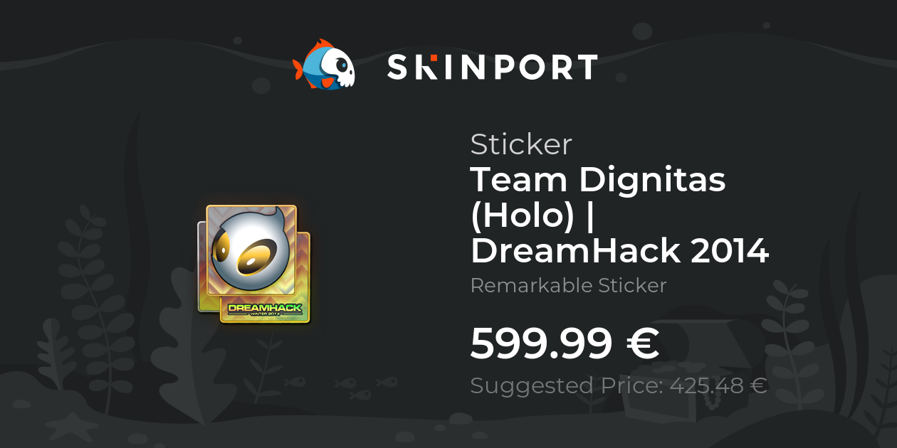 Sticker | Team Dignitas (Holo) | DreamHack 2014 - Counter-Strike 2 ...