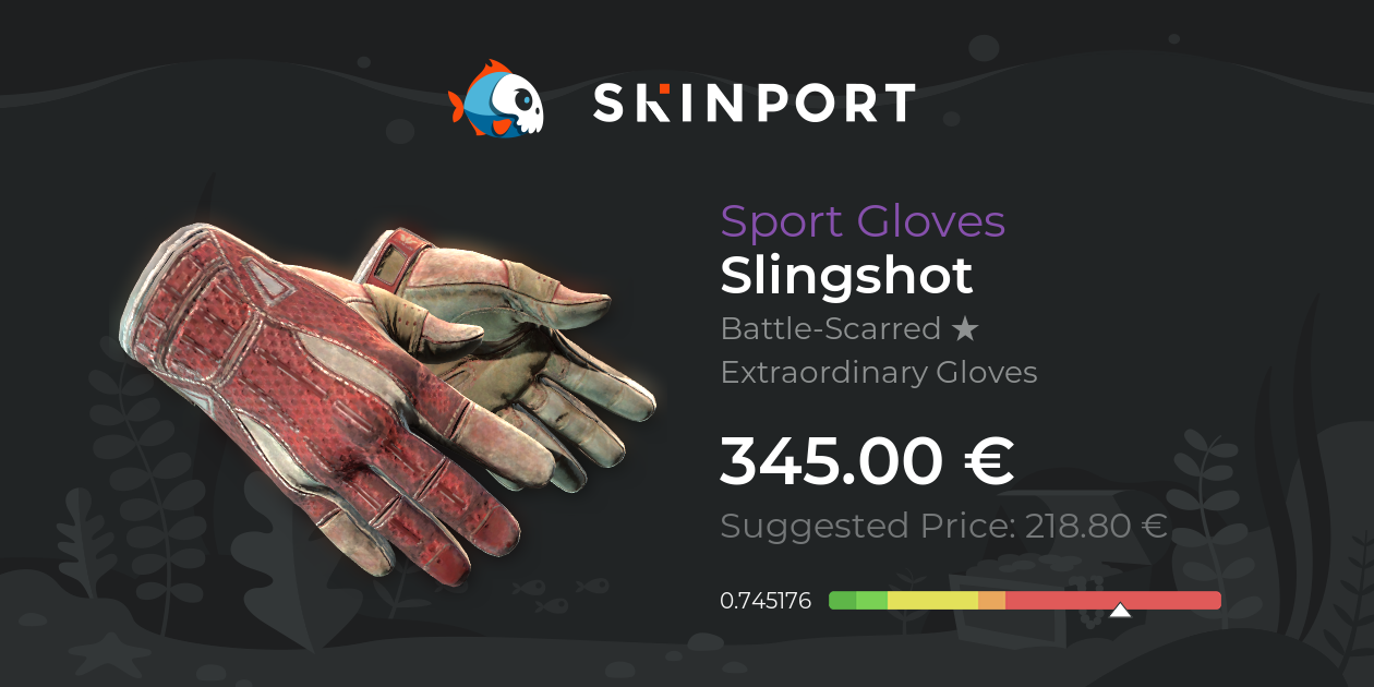 Sport Gloves | Slingshot (Battle-Scarred) - Counter-Strike 2 - Skinport