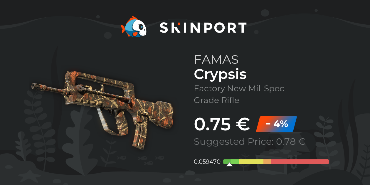 FAMAS | Crypsis (Factory New) - Counter-Strike 2 - Skinport