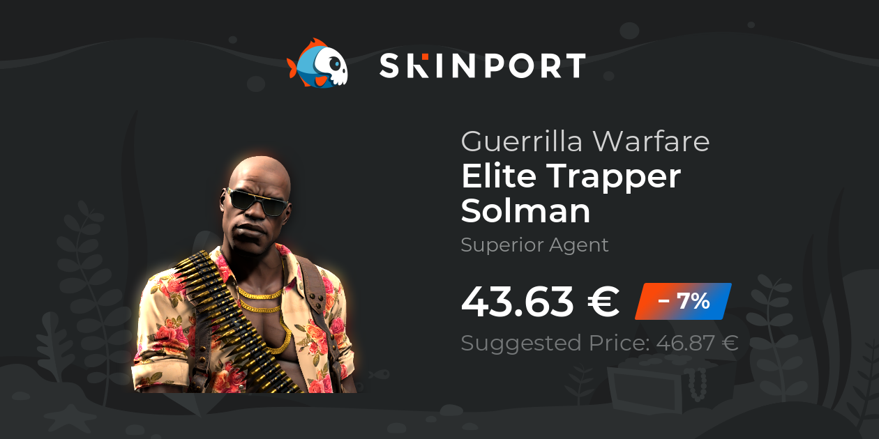 Elite Trapper Solman | Guerrilla Warfare - Counter-Strike 2 - Skinport