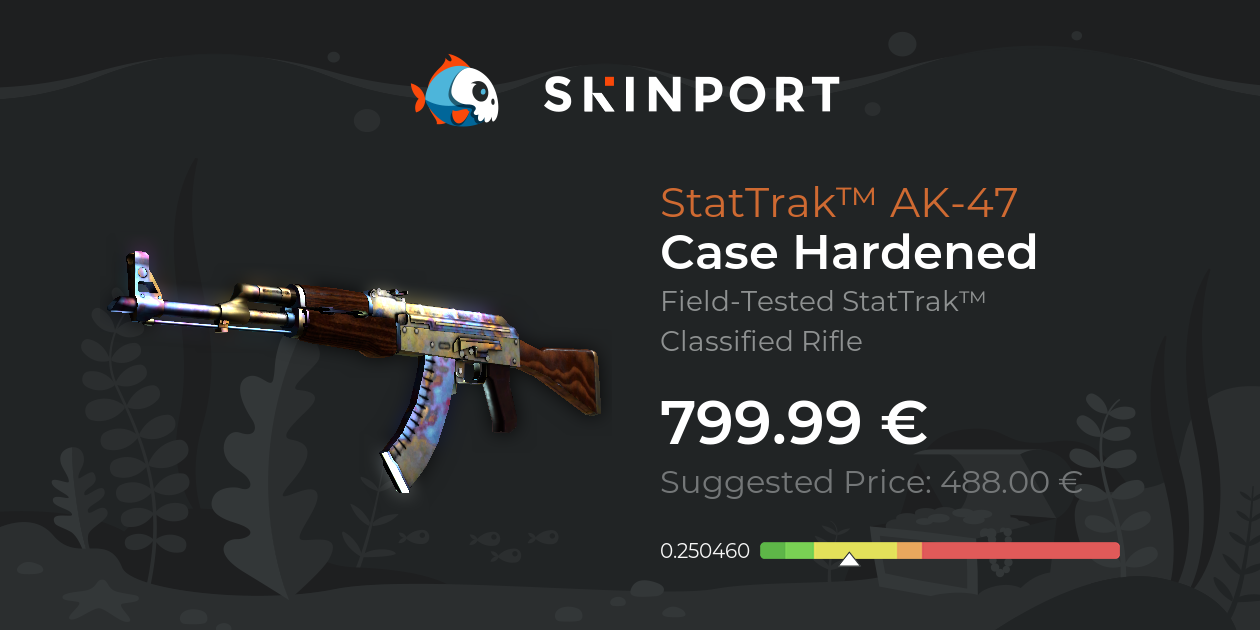 StatTrak™ AK-47 | Case Hardened (Field-Tested) - Counter-Strike 2 ...
