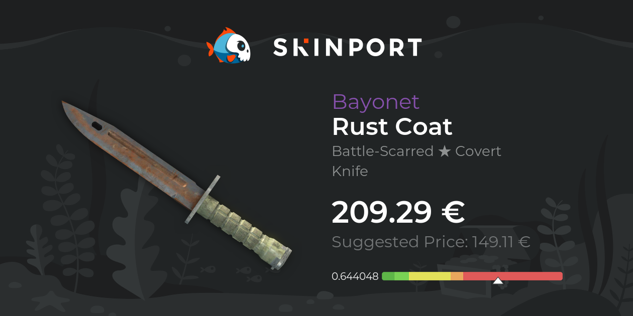 Bayonet | Rust Coat (Battle-Scarred) - Counter-Strike 2 - Skinport