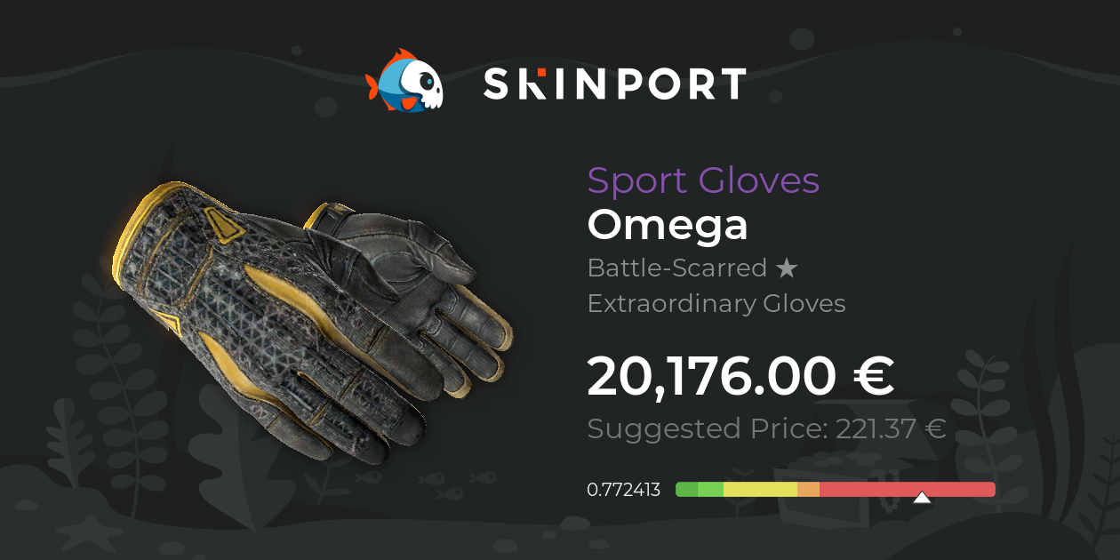 Sport Gloves | Omega (Battle-Scarred) - Counter-Strike 2 - Skinport