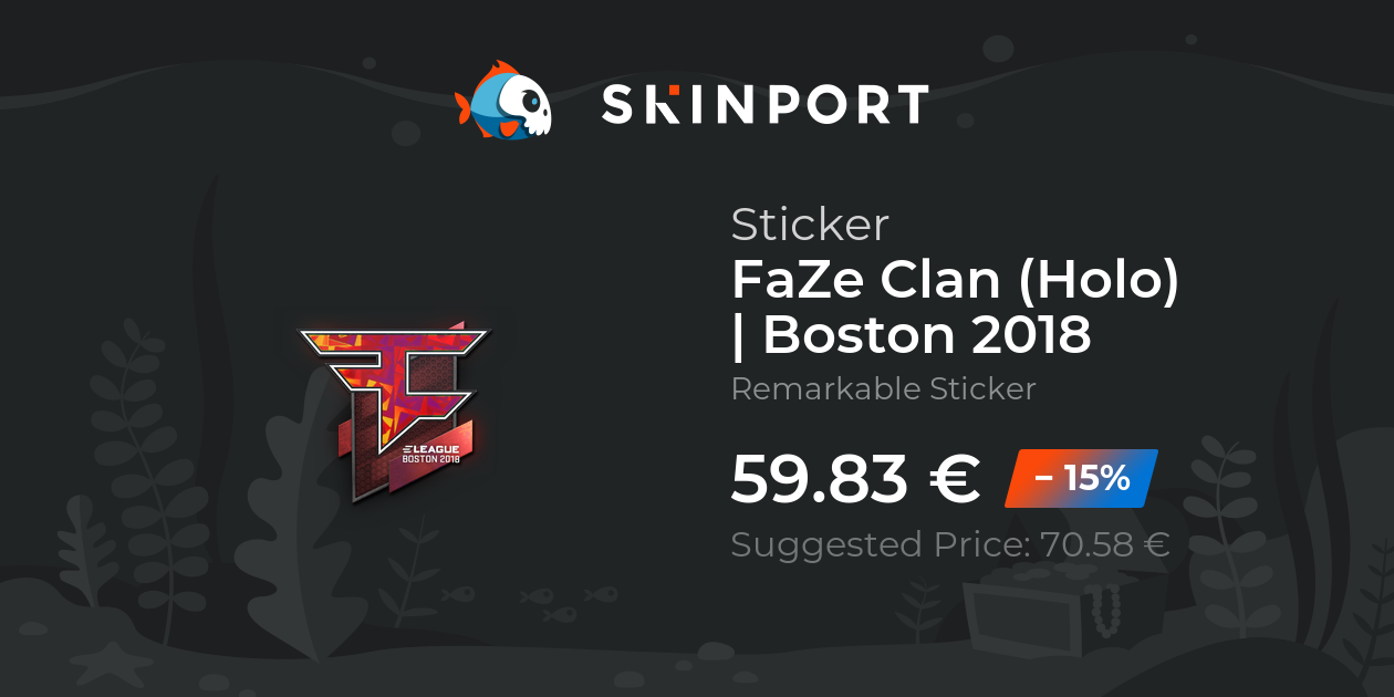 Sticker | FaZe Clan (Holo) | Boston 2018 - Counter-Strike 2 - Skinport