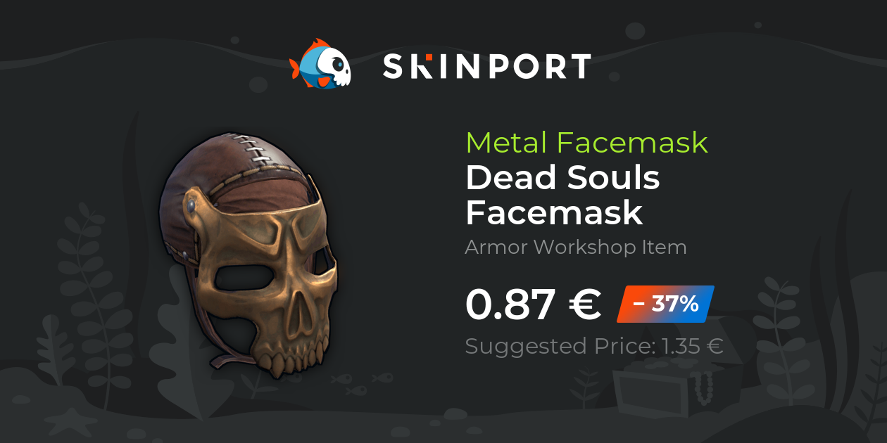 Dead Souls Facemask - Rust - Skinport