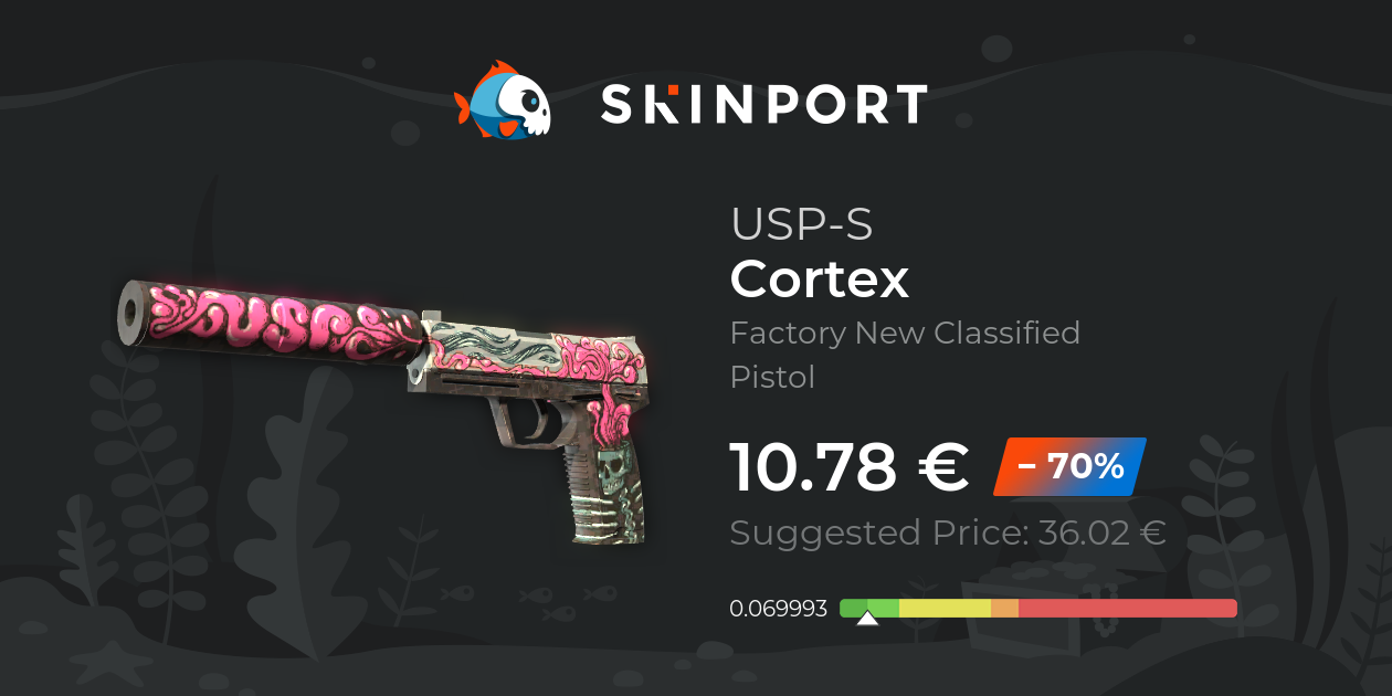 USP-S | Cortex (Factory New) - Counter-Strike 2 - Skinport