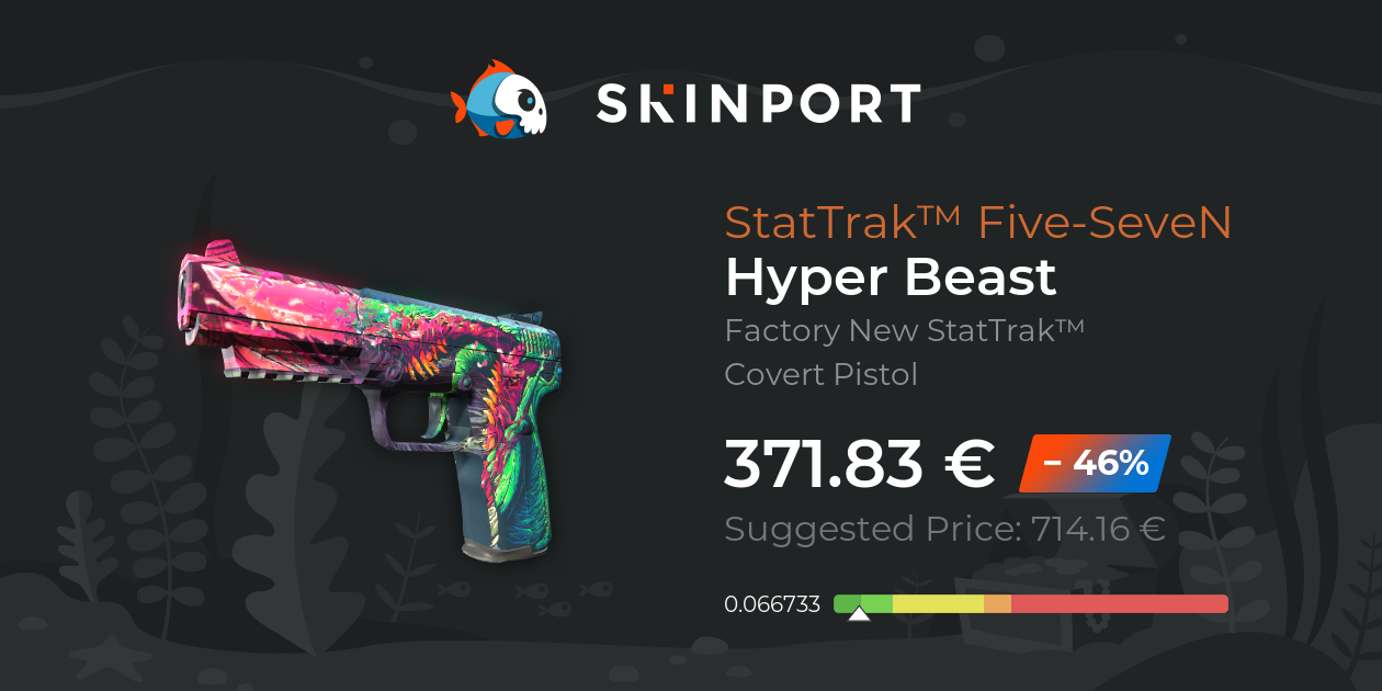 StatTrak™ Five-SeveN | Hyper Beast (Factory New) - Counter-Strike 2 ...