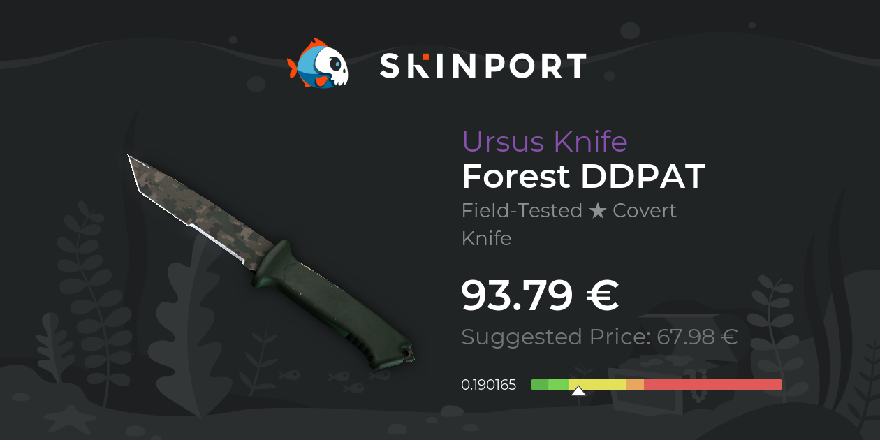 Ursus Knife | Forest DDPAT (Field-Tested) - Counter-Strike 2 - Skinport